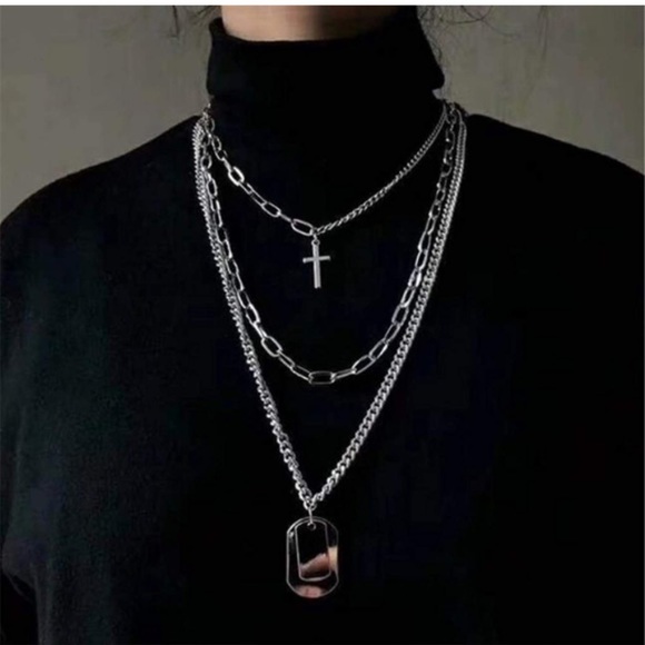 sheerbeautejewelry | Accessories | Punk Statement Long Chain Men Women ...